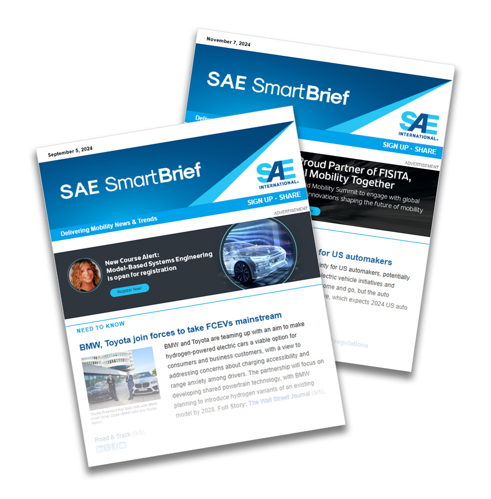 SAE International | Advancing mobility knowledge and solutions